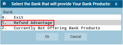 Desktop: Refund Advantage Program Setup – Support