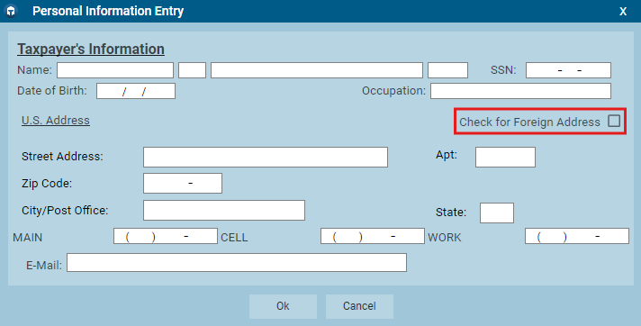 Desktop: How to Enter a Foreign Address – Support