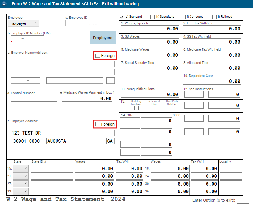 Desktop: How to Enter a Foreign Address – Support